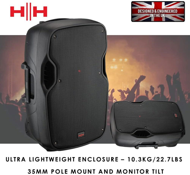 VECTOR by HH Electronics VRE-12AG2 - Altavoz activo portátil de 800 W ...